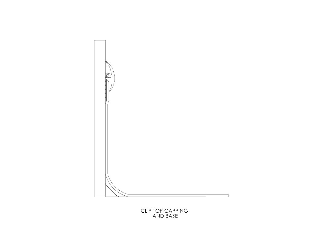 Clip Top Capping Extrusion CTC30 | Extrusions | Polysales